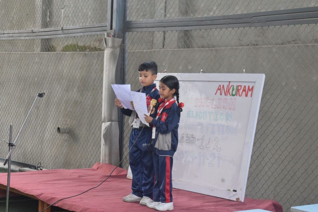 English Elocution Competition - Ankuram Academy